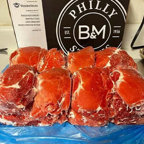 Hand-sliced Ribeye Cheesesteak Meat – Bulk Foods Delco